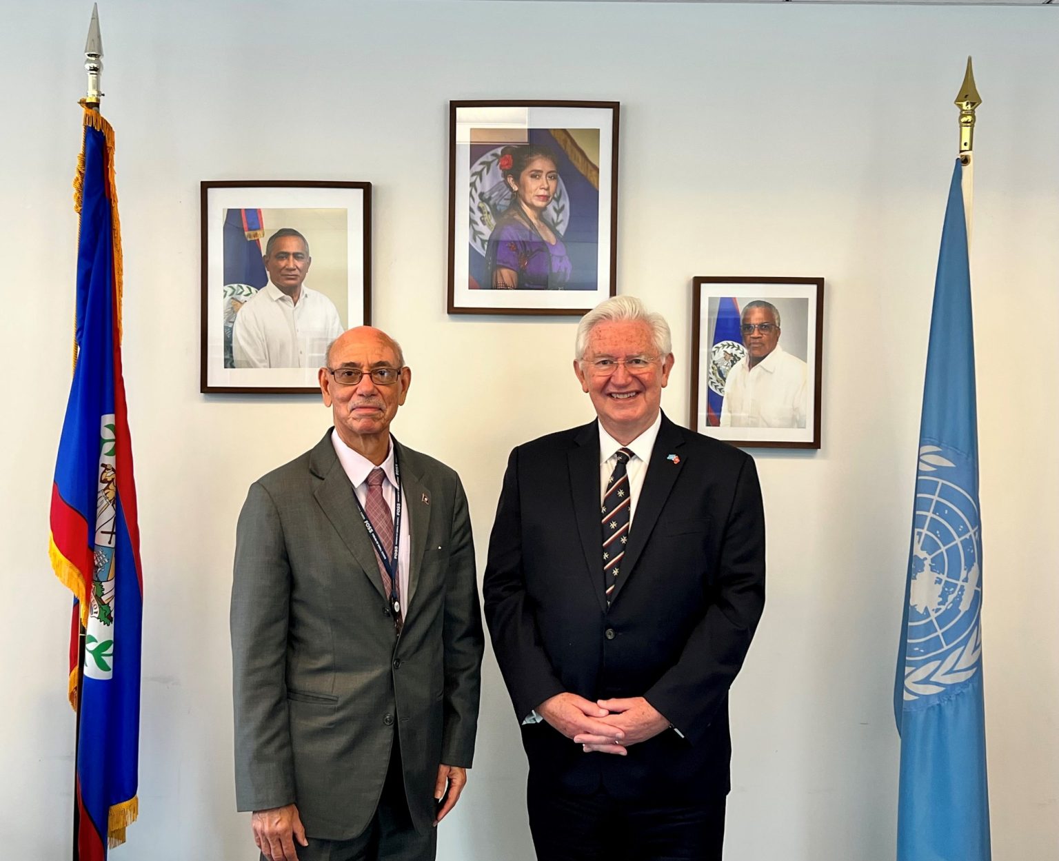 Ambassador Beresford-Hill meets Ambassador Fuller of Belize - Order of ...