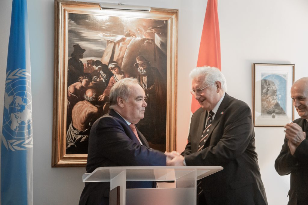 Reception honoring H.E. Fra’ John Dunlap GCM, Lieutenant of the Grand ...