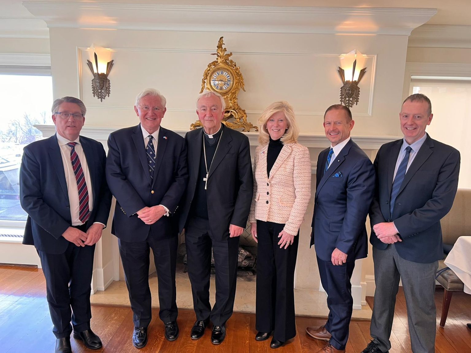 Ambassador Beresford-Hill Greets Cardinal Vincent Nichols and The Santa ...