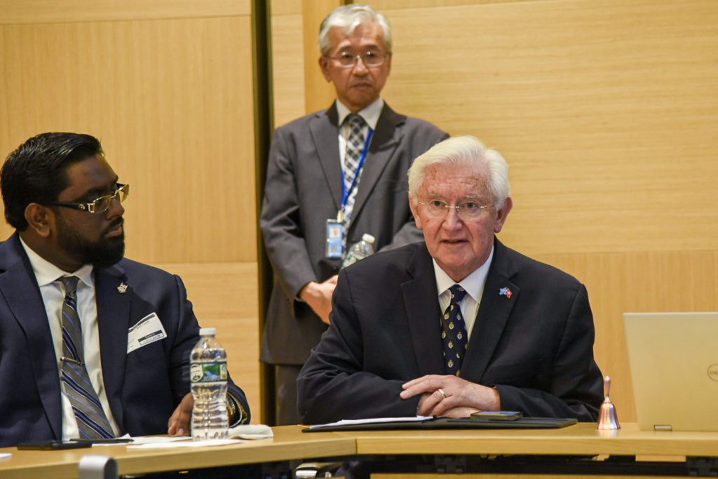 Ambassador Beresford Hill spoke as a panellist on Faith-based Transformative Actions for SDG 2 ...