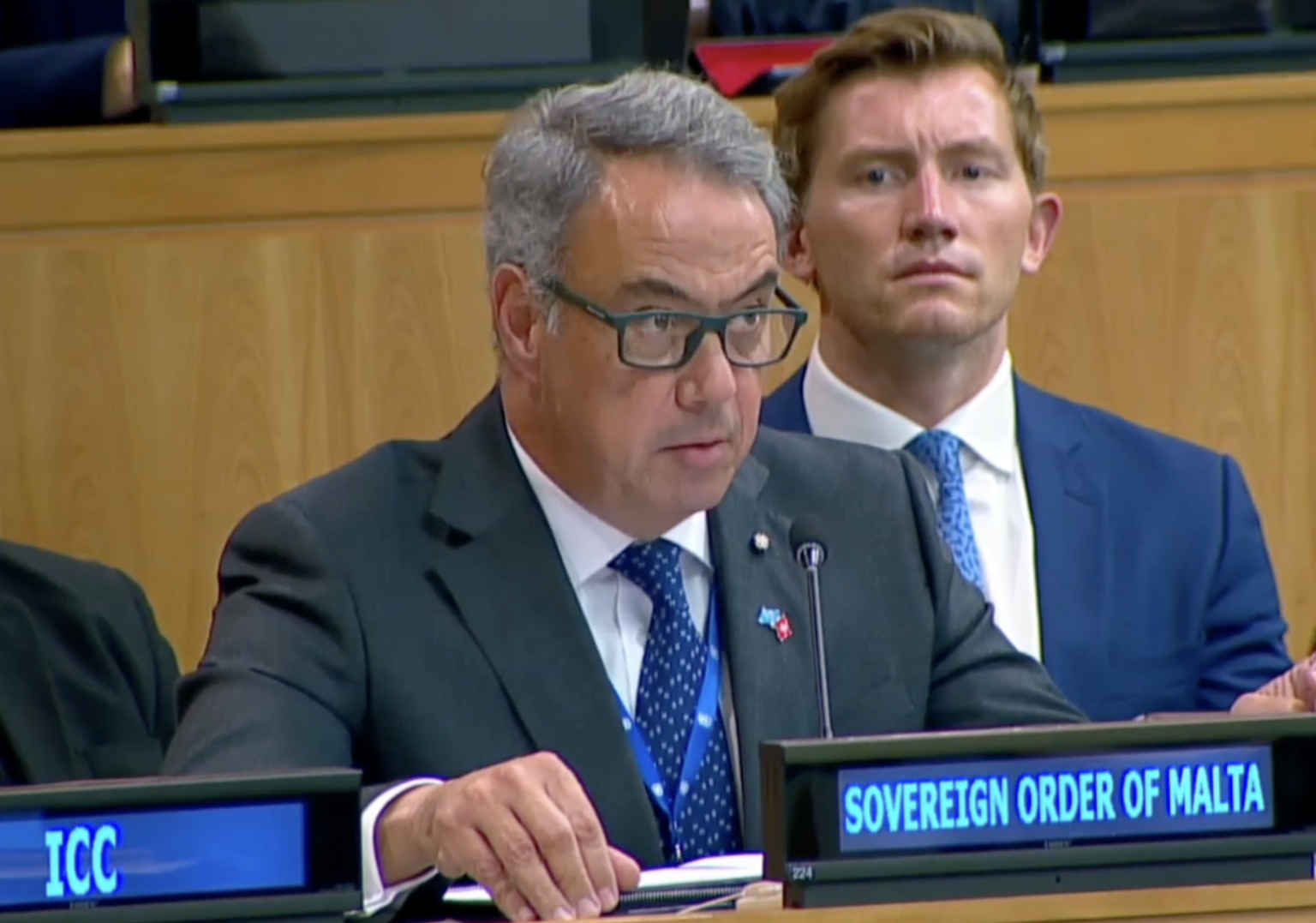 Ambassador McGuire, Deputy Permanent Observer, delivered a speech on ...