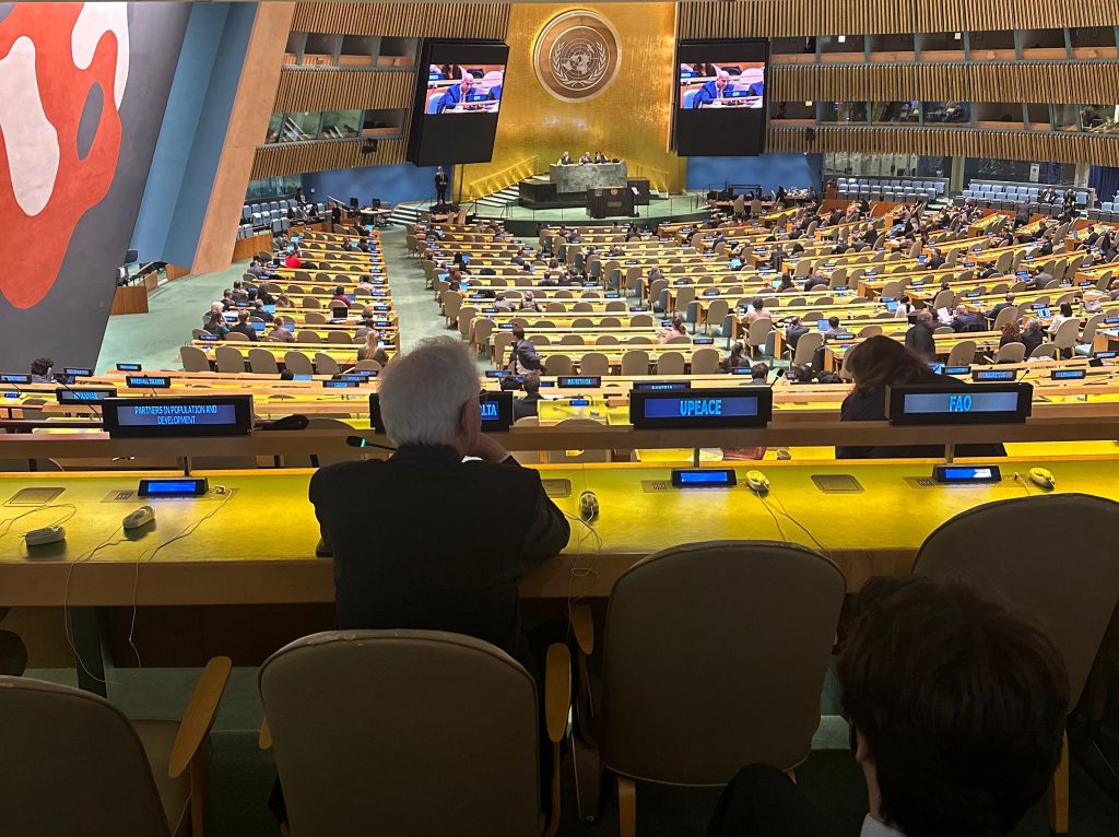 H E Ambassador Paul Beresford Hill Addressed The Un General Assembly