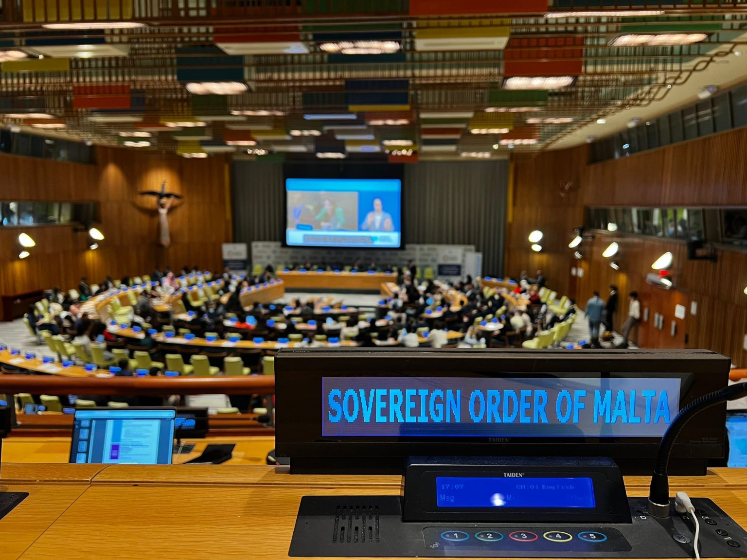 The representative of the Sovereign Order of Malta attended the ECOSOC ...