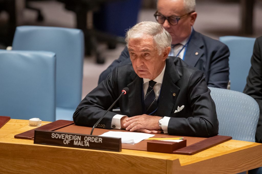 Grand Chancellor addresses the United Nations Security Council on the ...