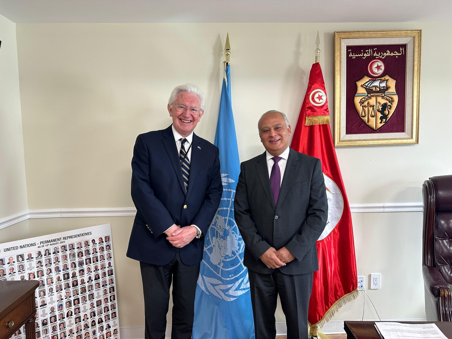 H.E. Ambassador Paul Beresford-Hill met with H.E. Ambassador Tarek ...