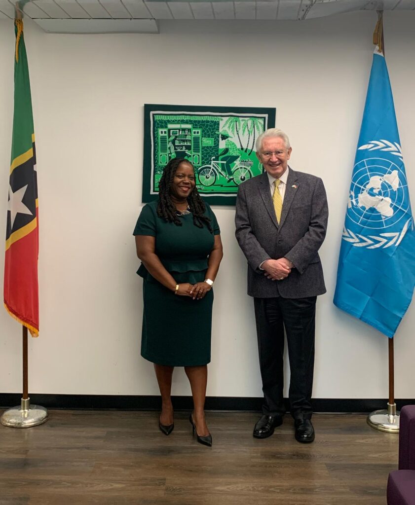 Ambassador Beresford-Hill Meets with Saint Kitts and Nevis Permanent Representative, H.E. Dr ...